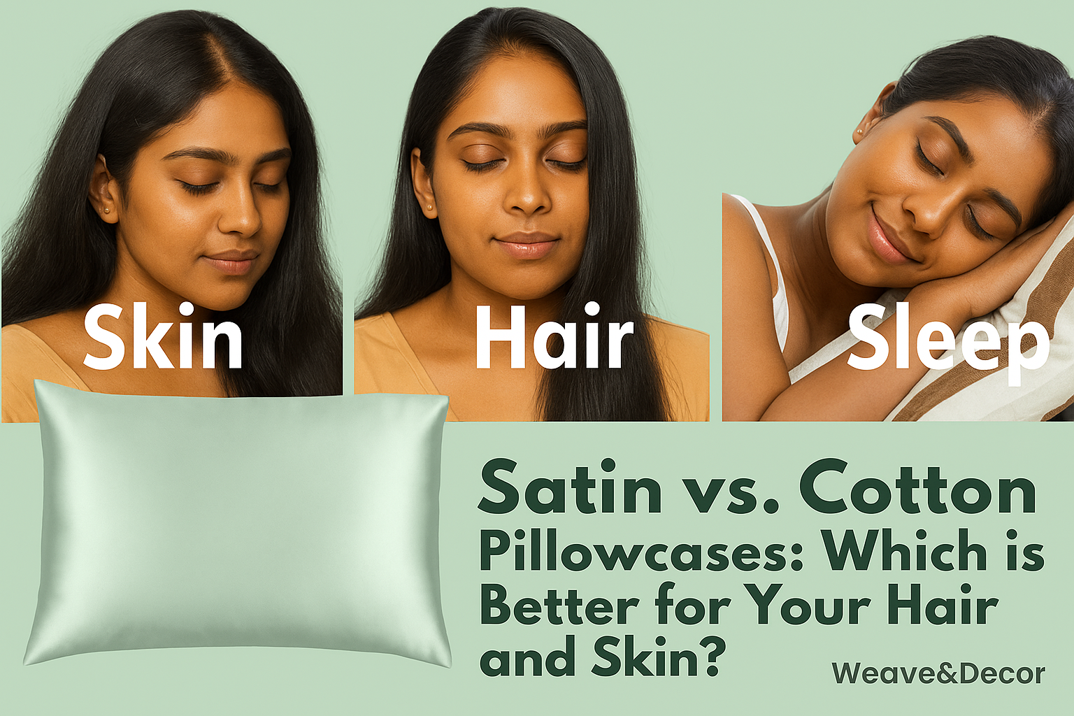 Satin vs Cotton Pillowcases: Which is Better for Your Hair and Skin ...