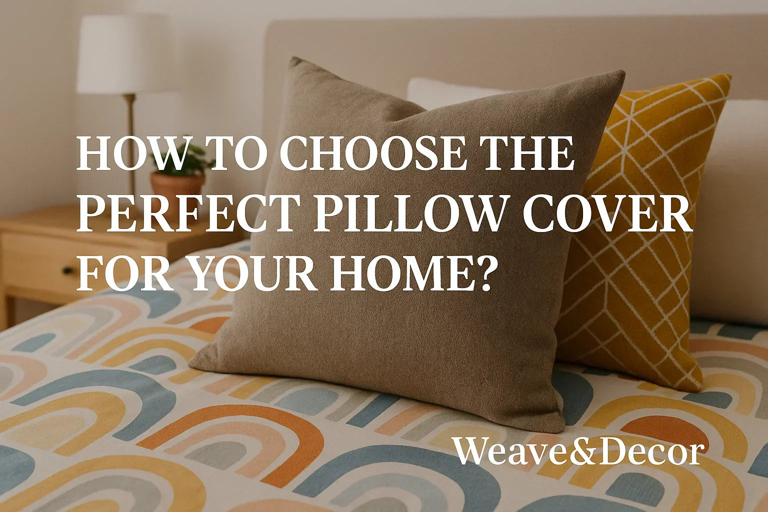 How to Choose the Perfect Pillow Cover for Your Home? – Weave & Decor
